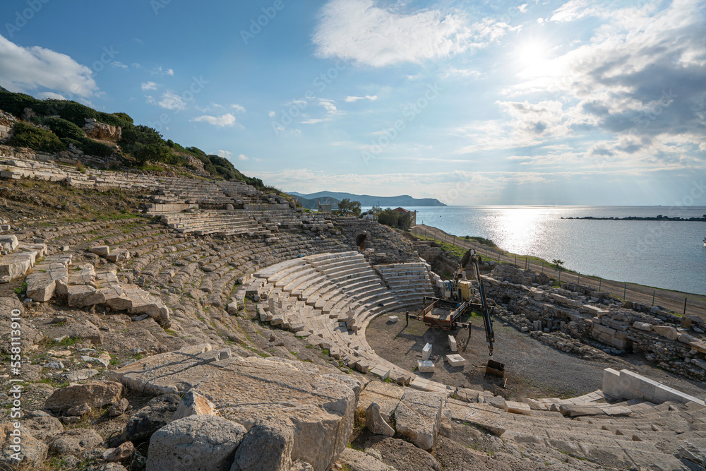 Amazing views from Knidos, which was a Greek city in ancient Caria in ...
