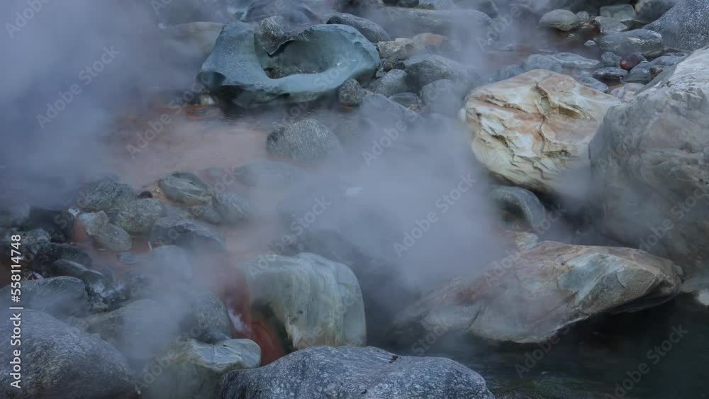 Hot water spring in Manikaran Kullu Manali Himachal Pradesh India ...