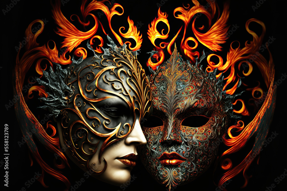 Carnival Mask Wallpaper