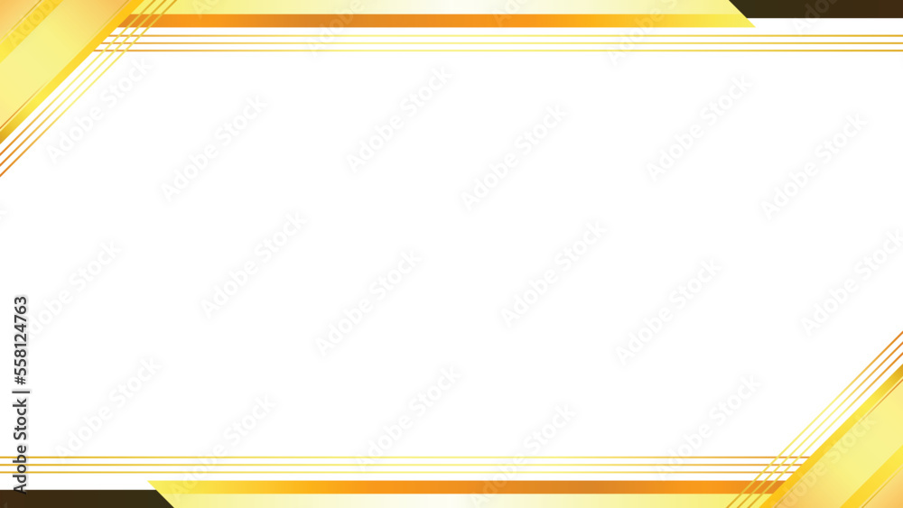 Vektorová grafika „Elegant border frame. Abstract elegant gold border ...