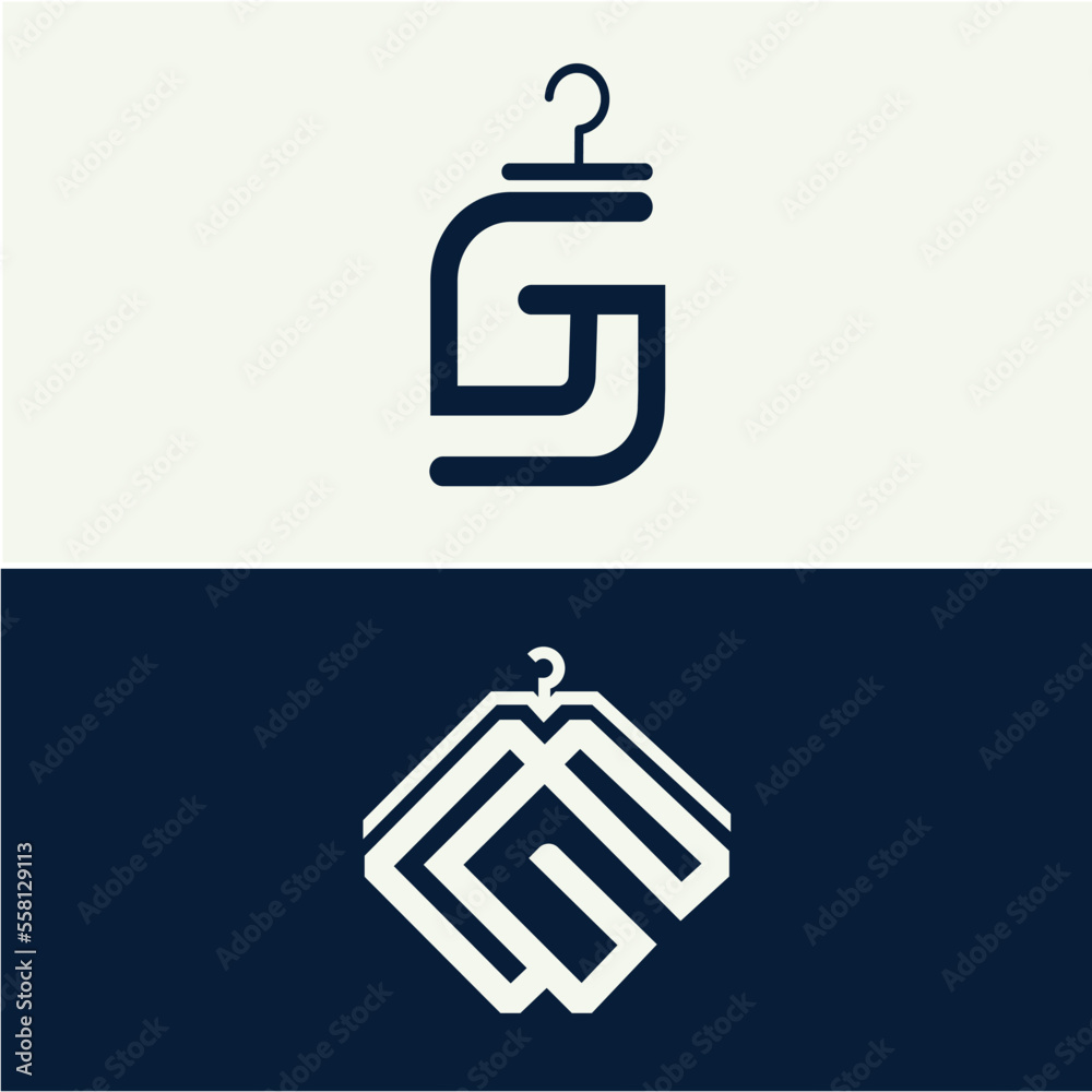 Letter G logo for fashion, clothing brands, company. minimalist modern ...