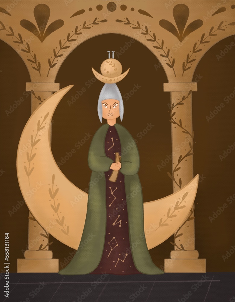 unusual deck of tarot cards. magical predictions of the future ...