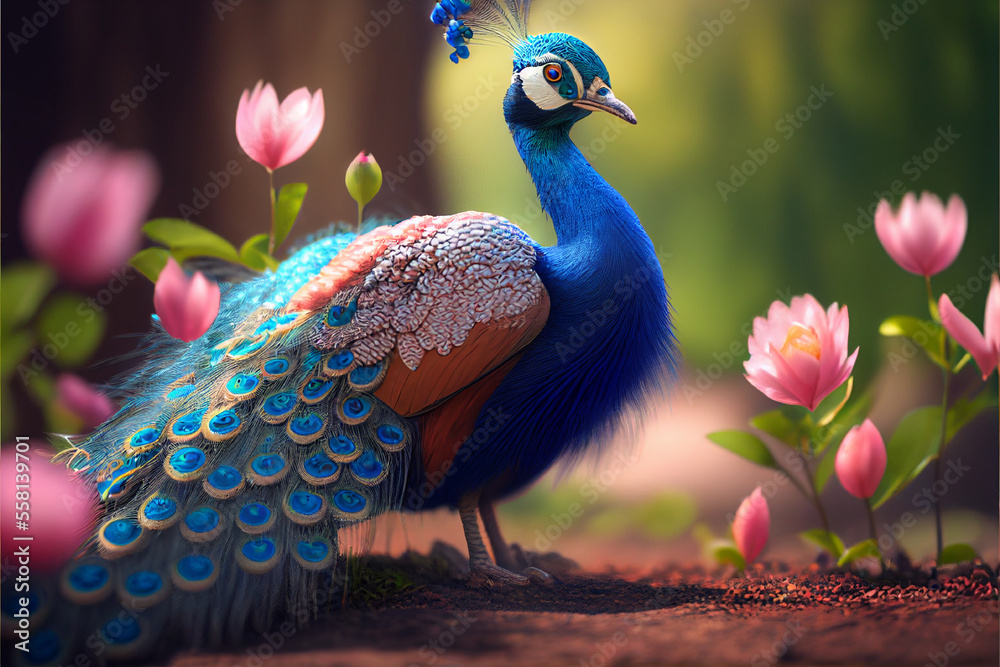 Cute Peacock