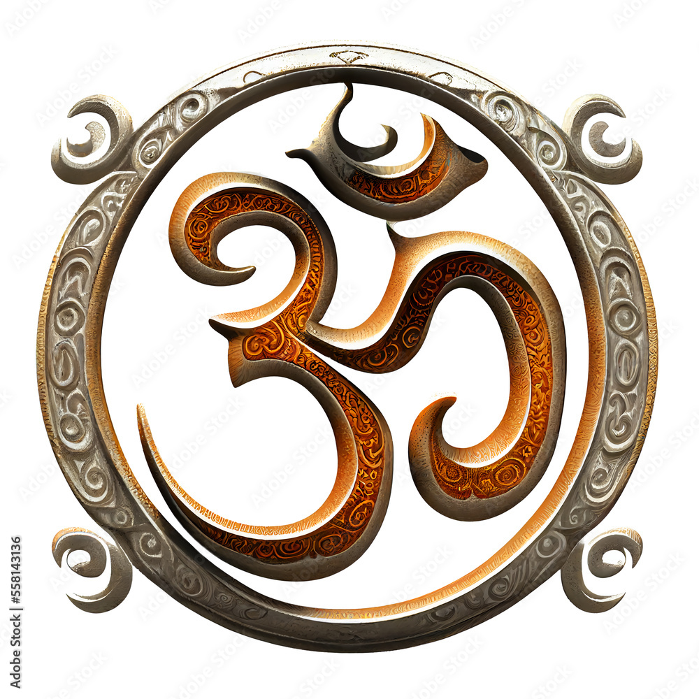 Indian Hindu Om symbol, Ohm symbol transparent background Stock ...