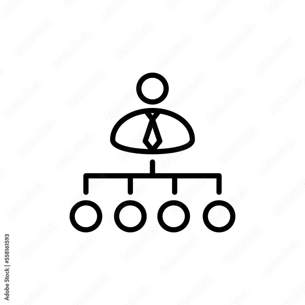 Office Structure icon in vector. Logotype Stock Vector | Adobe Stock