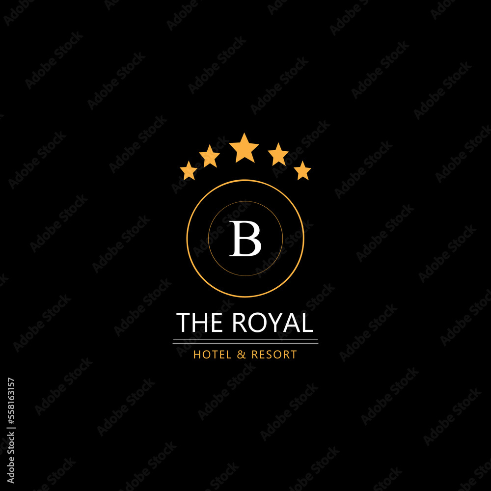 B Resort Logo, B Letter Resort logo vector, Resort logo vector, Logo ...