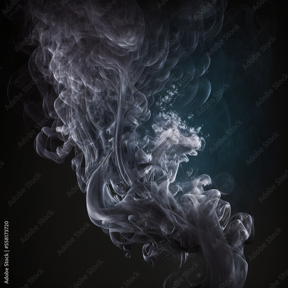 Photorealistic smoke photoshop effect. png texture, design asset, high ...