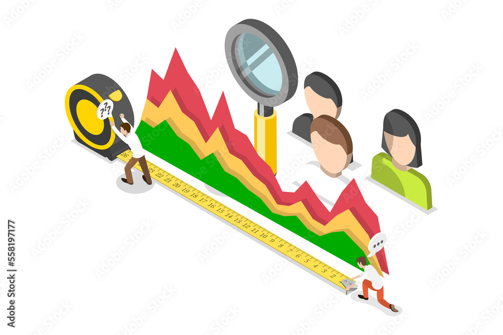 3D Isometric Flat Conceptual Illustration of KPI as Key Performance ... 3D Isometric Flat Conceptual Illustration of KPI as Key Performance ...