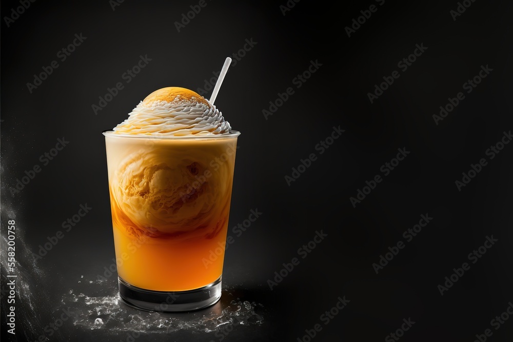 food photography, Drink inspired by the planet Saturn, awe and wonder ...