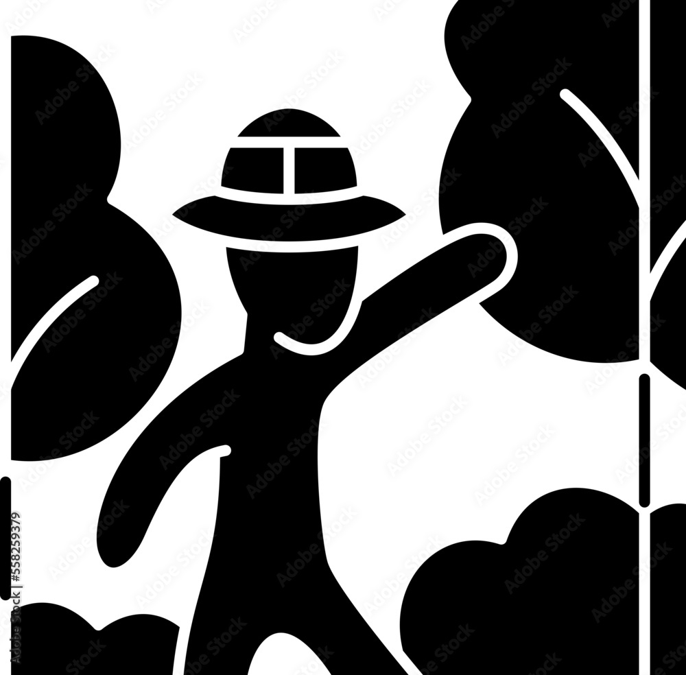 explore icon Stock Vector | Adobe Stock