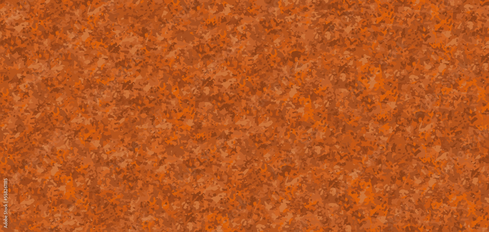 Vector rusted iron sheet texture. Realistic rust background. Horizontal ...