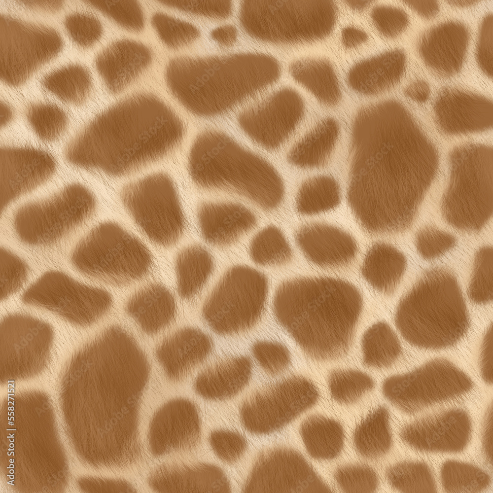 Giraffe Skin Print Animalistic Seamless Pattern Giraffe Skin,