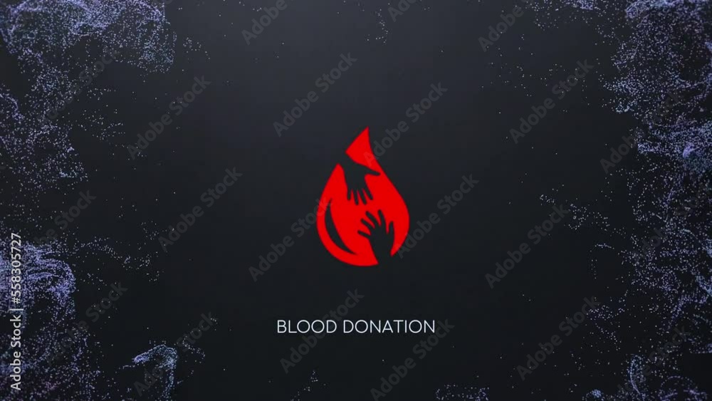 Blood donation logo, Blood donation logo animation, Blood donation ...