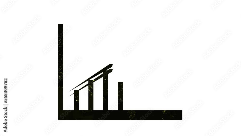 Statistics bars columns growth, arrow line . Finance, Business ...