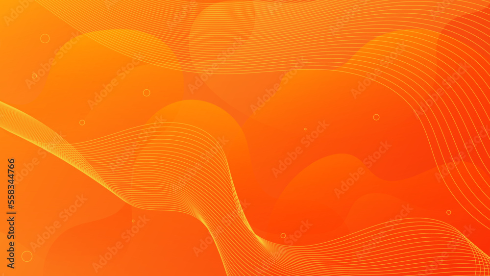 Minimal orange geometric shapes abstract modern background design ...