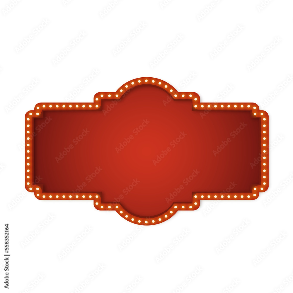 Retro lightbox billboard vintage frame free psd sinage board Stock ...