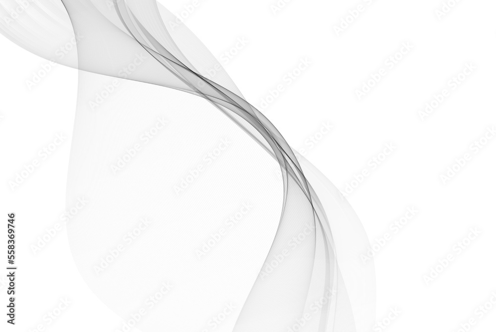 Soft abstract gray wave lines,border layout gray elegant modern ...