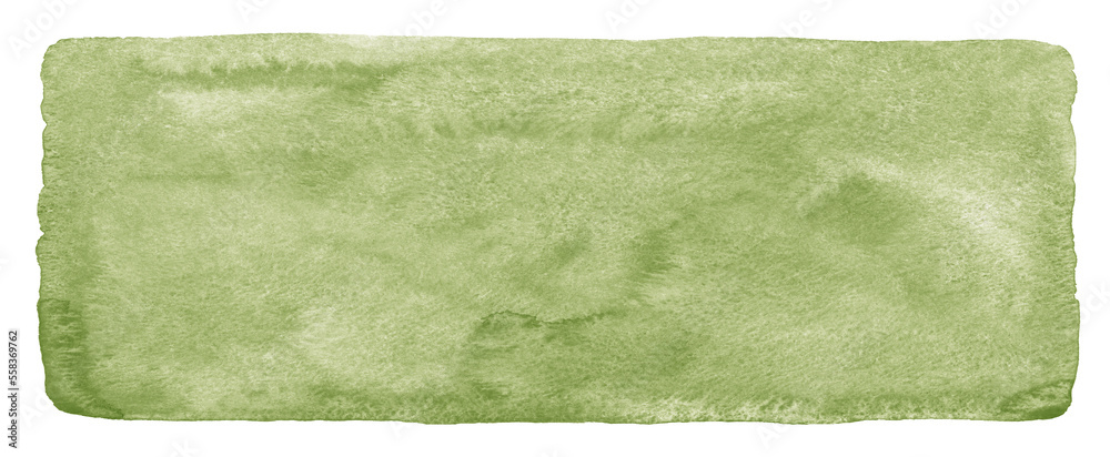 Khaki, olive green natural color watercolor long, elongated texture ...