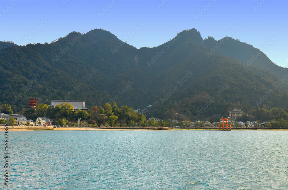 Itsukushima is an island in the western part of the Inland Sea of Japan ...
