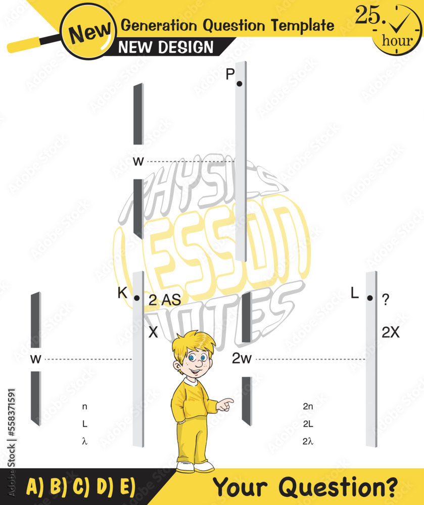 Vetor de Physics, Double slit experiment,Young light wave theory ...