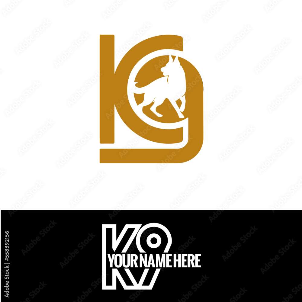 training k9 Dog logo design - vector, dog shield k9 logo vector icon ...