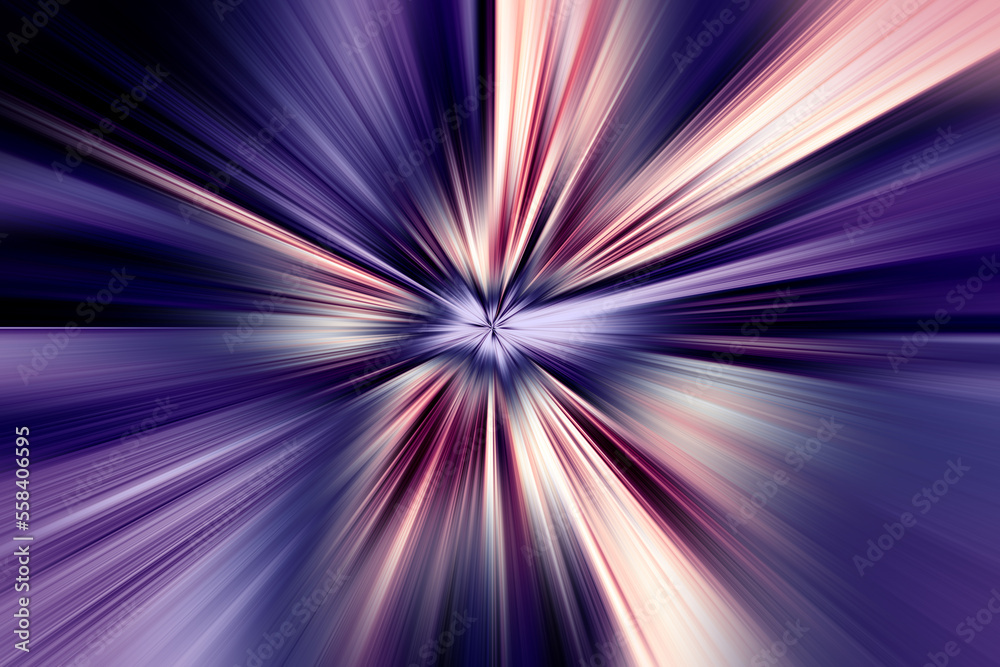Abstract radial zoom blur surface in dark lilac, gray and burgundy ...