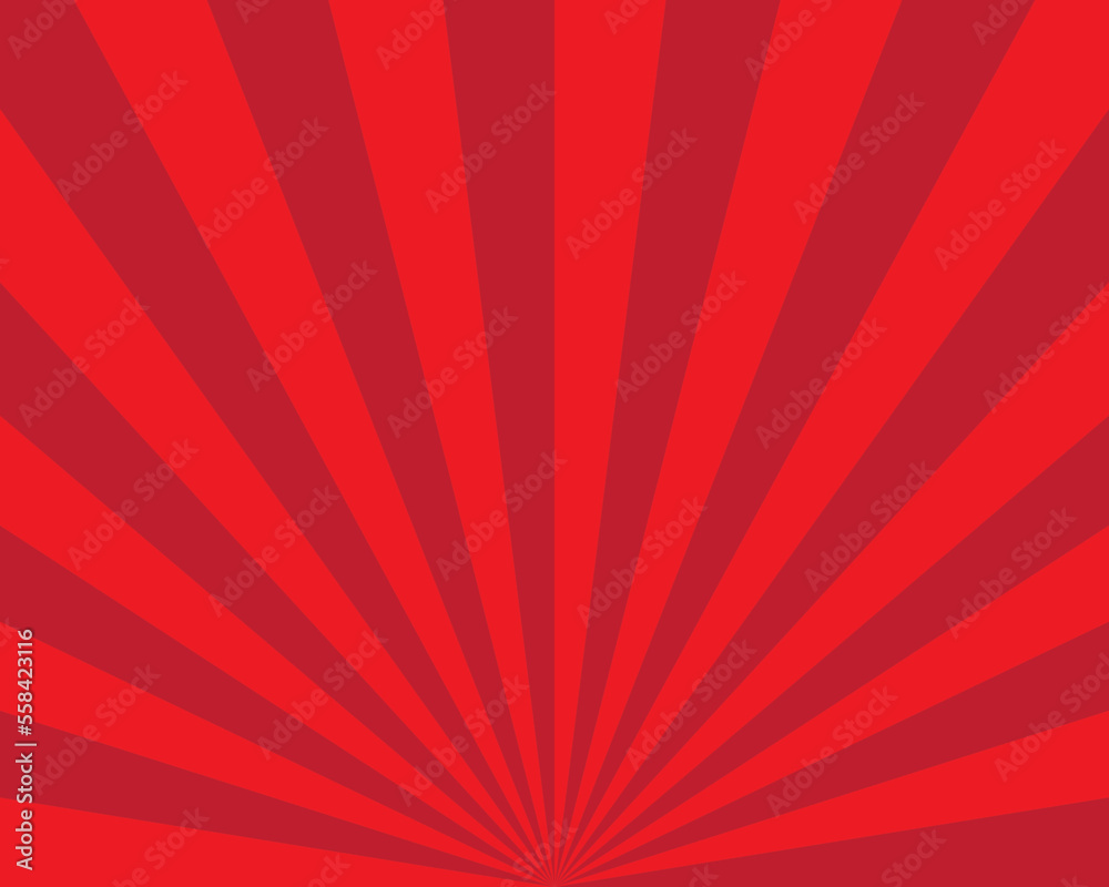 red sunburst background Stock Vector | Adobe Stock