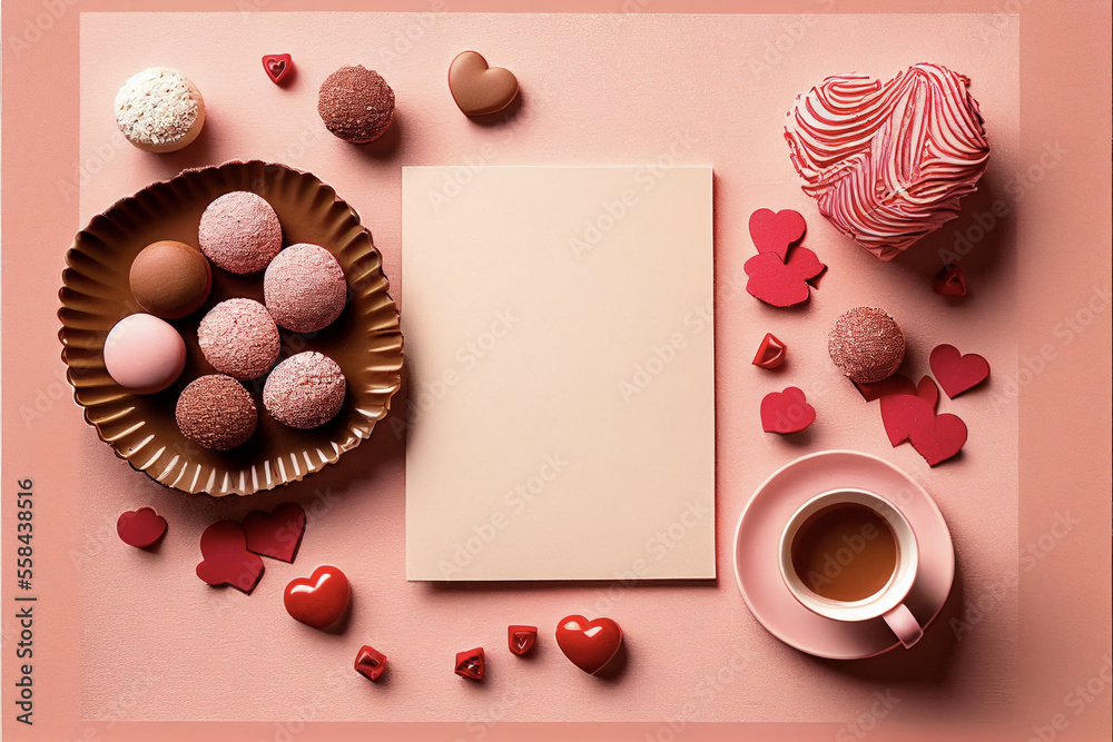 Love Themed Objects With Studio Lighting In Vibrant Colors Stock ...