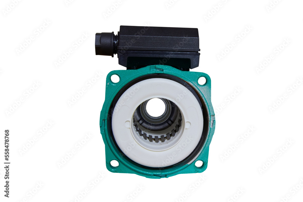 Photo housing of the circulation pump is isolated,a new pump for ...