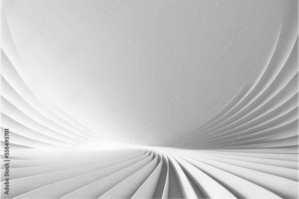 Abstract white lines minimal dynamic shape background Stock ...