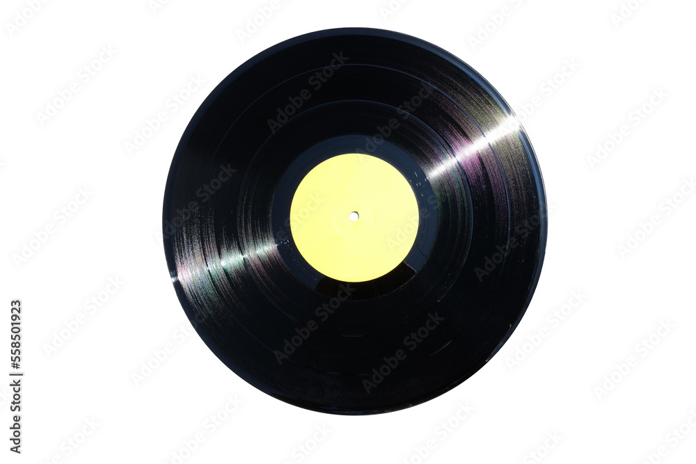 Vinyl record with transparent background Stock Photo | Adobe Stock