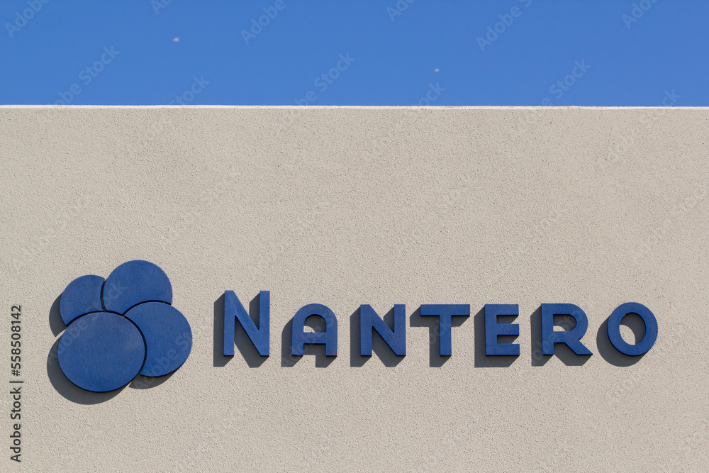Sunnyvale, CA, USA - Mar 3, 2020: The entrance sign at Nantero ...