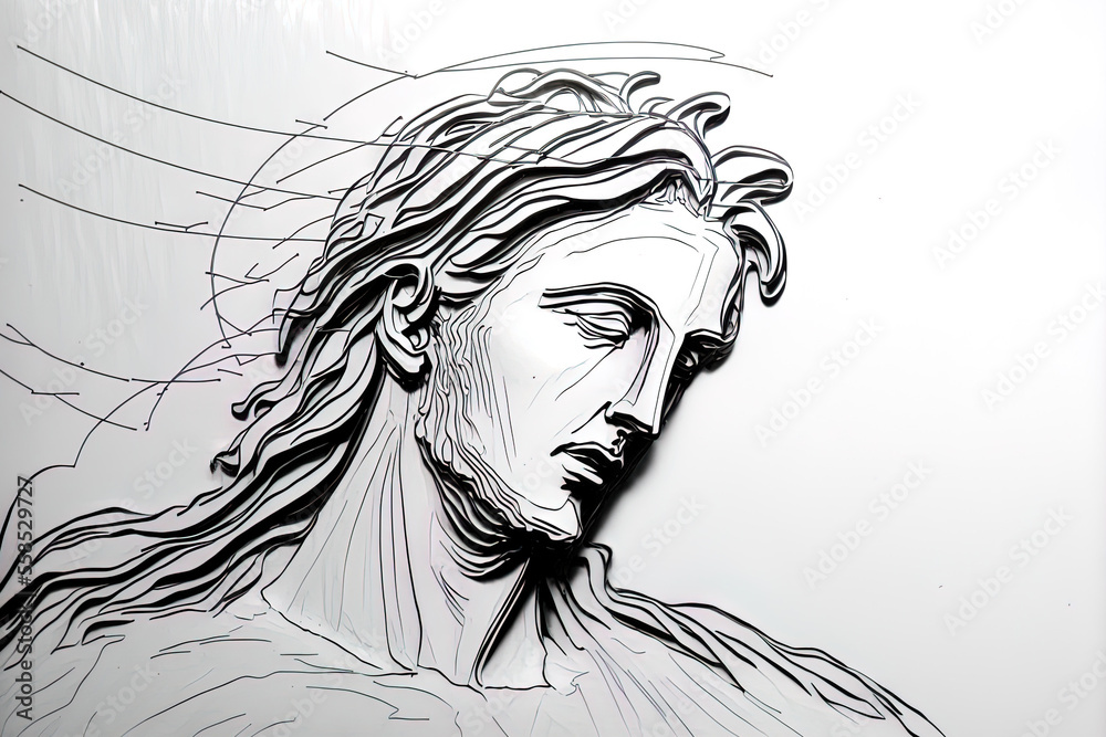 current single line art attractive contour in a single line painting of ...