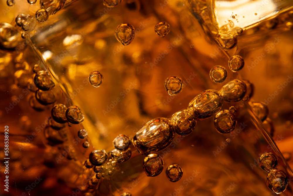 Cola with Ice. Food background ,Cola close-up ,design element. Beer ...