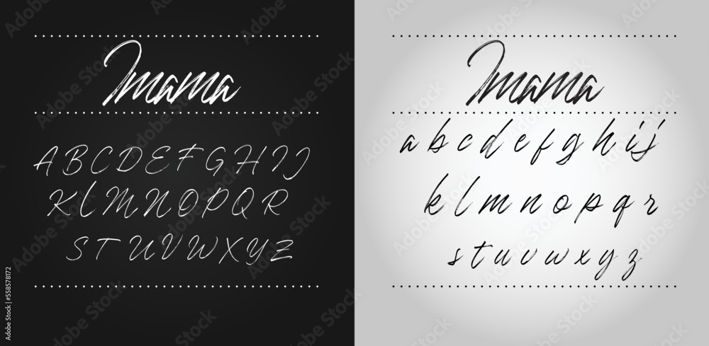 Signature Font Calligraphy Logotype Script Font Type Font lettering ...