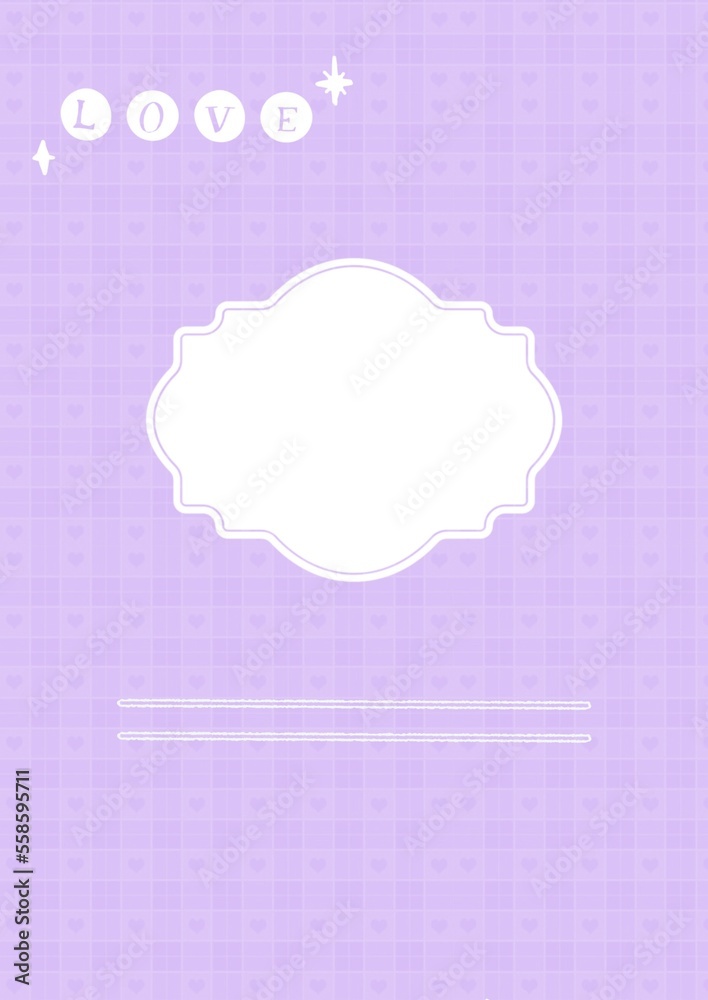 The purple notebook cover is used to make a note book cover. Stock ...