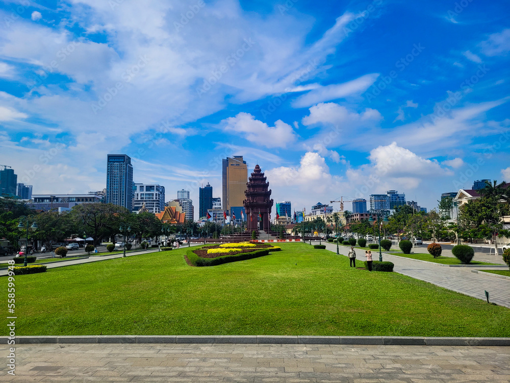 Beautiful capital city Phnom Penh in Cambodia. Asia Travel to the best ...