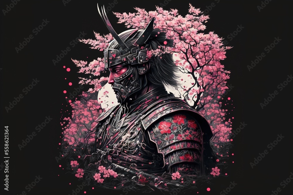 Samurai Epic Generated AI Stock Illustration | Adobe Stock