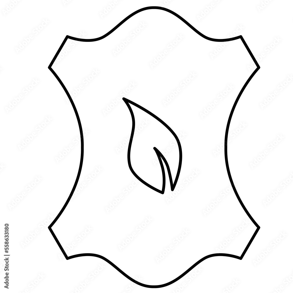 Leather symbol. Stock Illustration | Adobe Stock