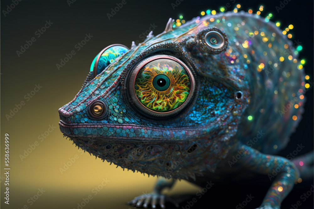 Chameleon Blending In