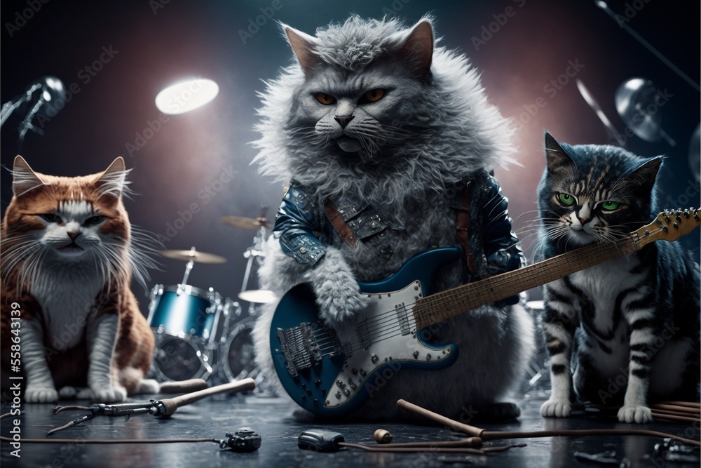 Rock Stars With Cats