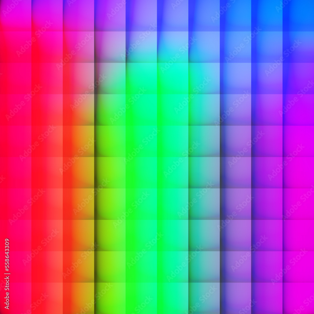 Rainbow and blue vector lowpoly gradient background with geometrical ...