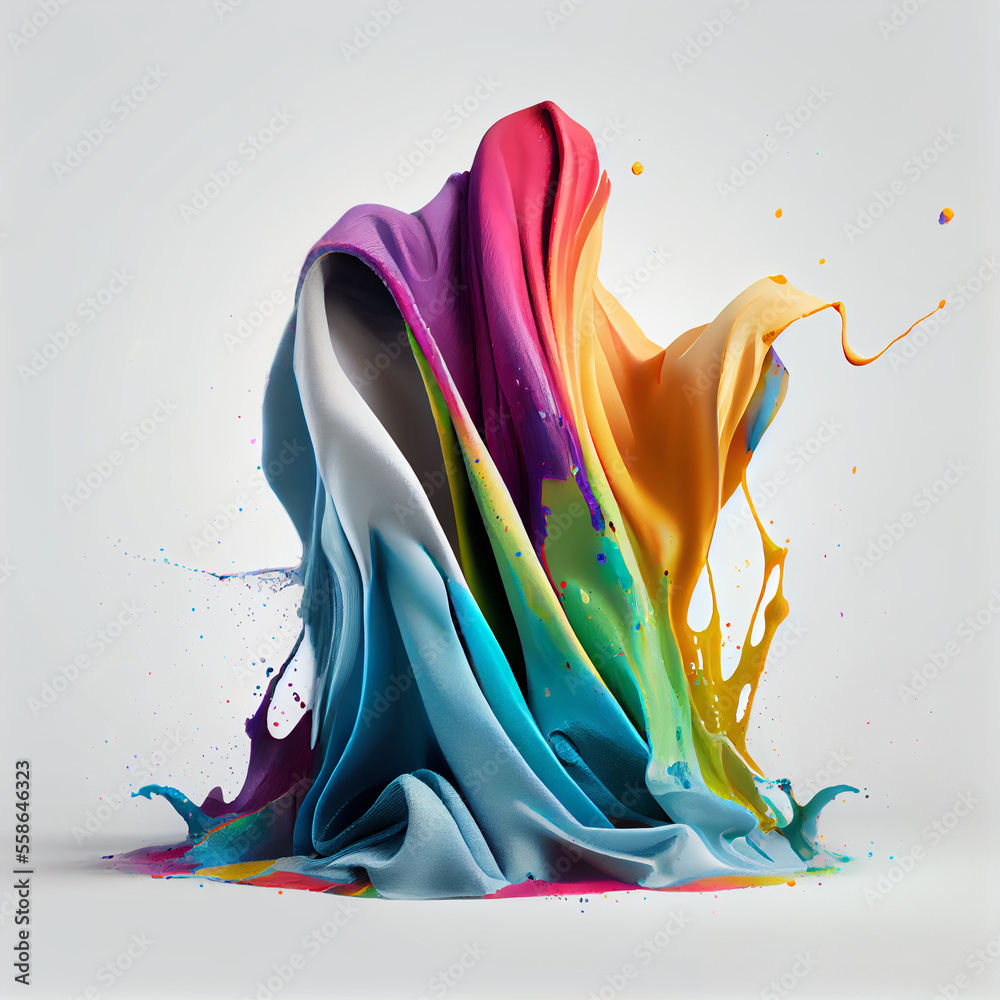 Washing clothes, created with Generative AI technology. Stock ...