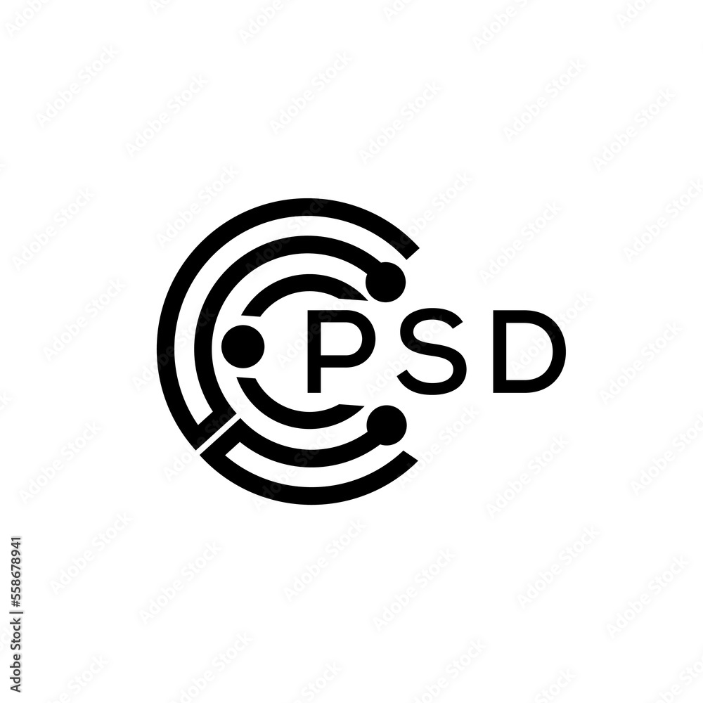 PSD letter logo design. PSD creative initials monogram vector letter ...