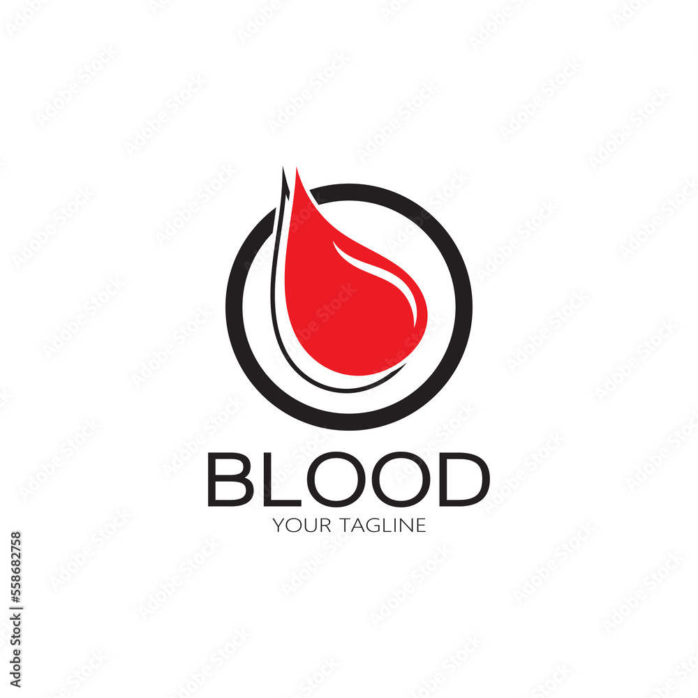 circulating blood,blood donation,blood donation logo icon illustration ...