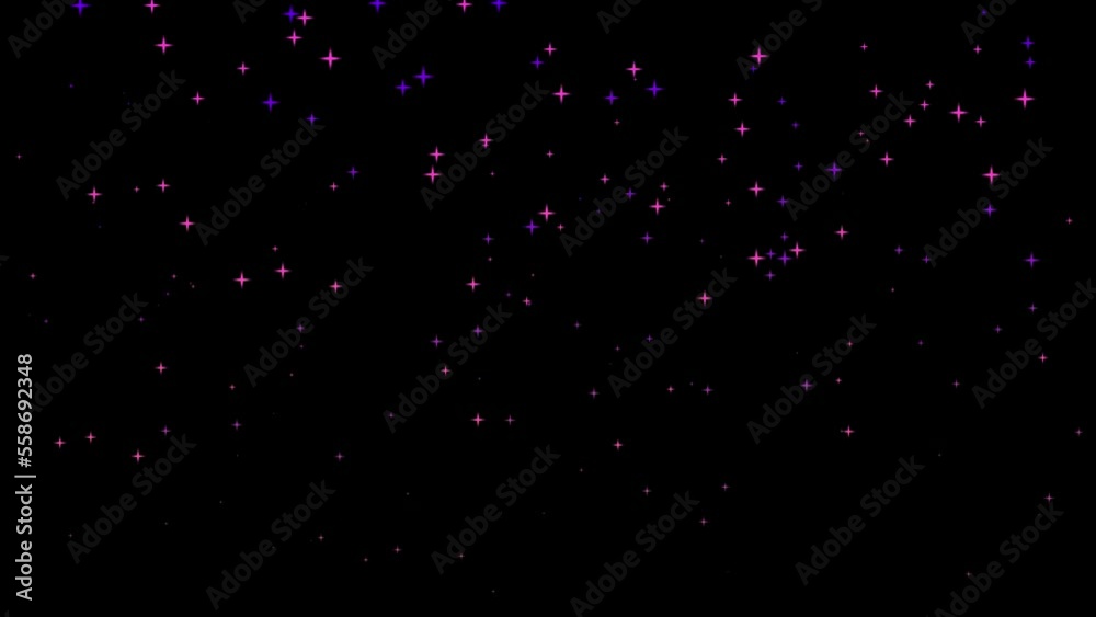 Sketchy hand-drawn social media animated stars on alpha matte for ...