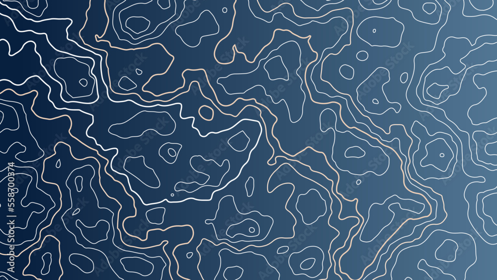 Topographic map background concept with space for your copy.Vector ...