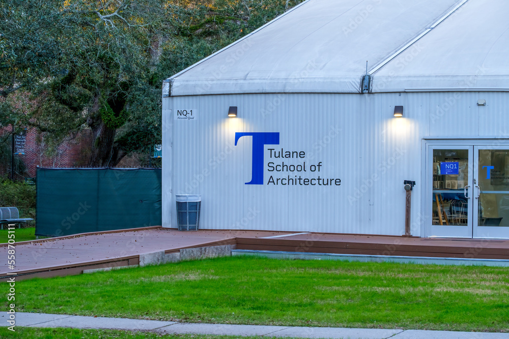 Tent Structure for Tulane School of Architecture Serves as Temporary ...