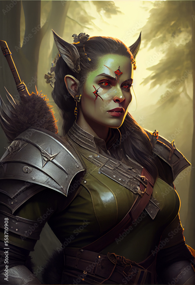 Female Half Orc Ranger