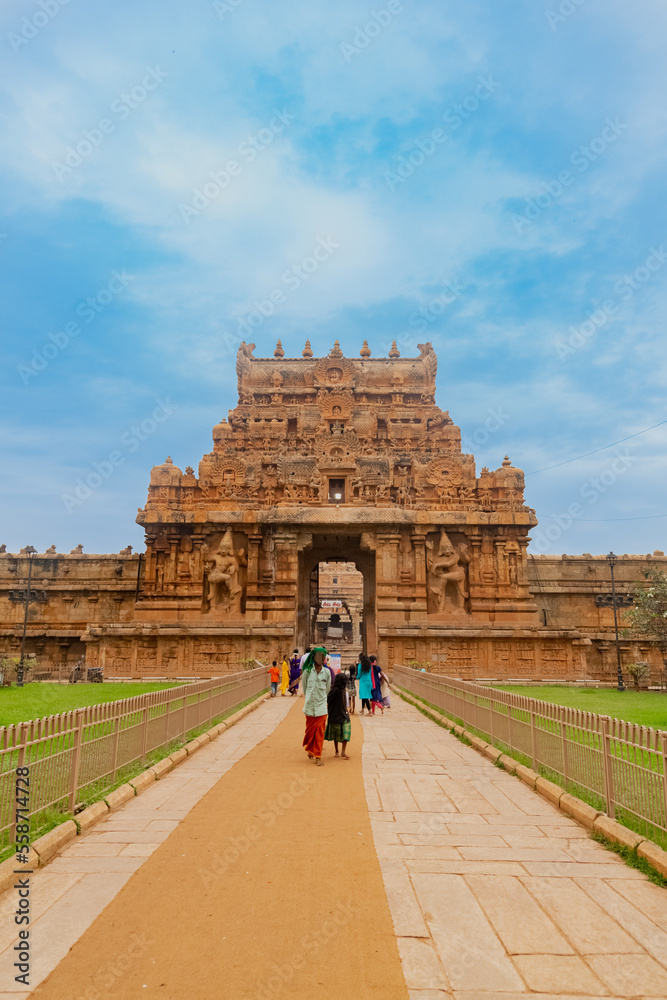 Foto de The Great Entrance of Brihadeeswara Temple, Thanjavur India ...